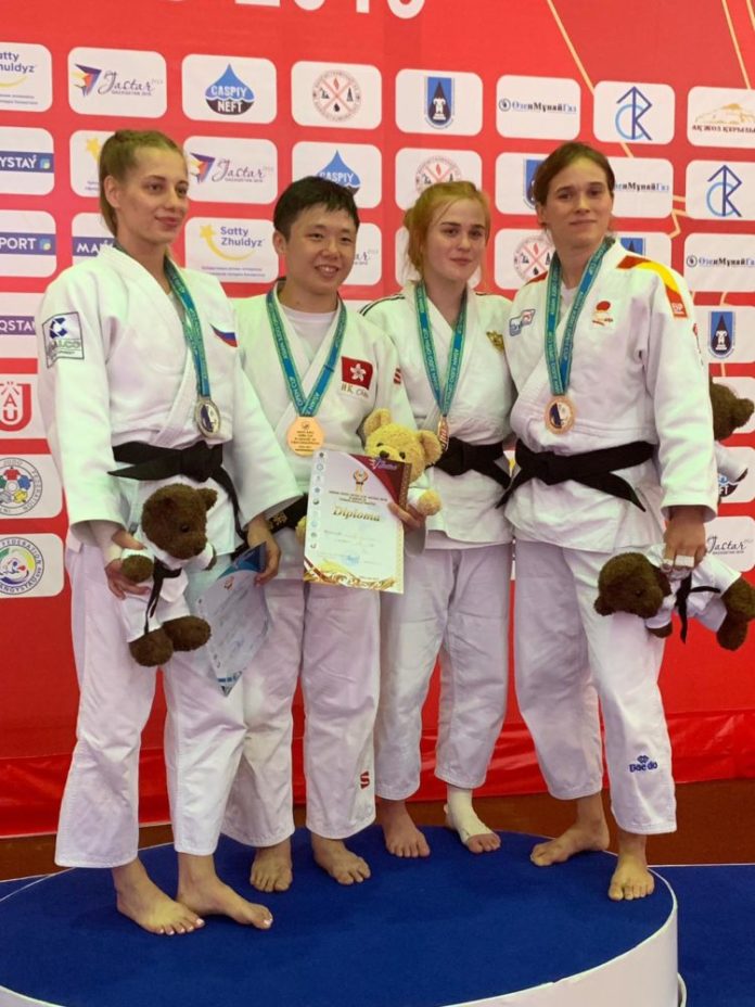 Ángeles López, bronce en el Open de Kazajistán - Badajoz Deportes