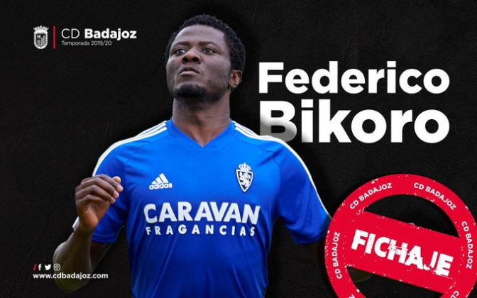 Federico Bikoro, primera incorporación del CD Badajoz - Badajoz Deportes